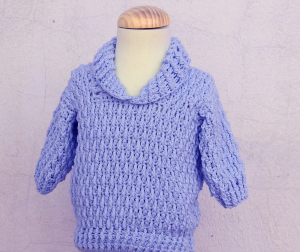 Crochet Lovely Jersey For Children - We Love Crochet