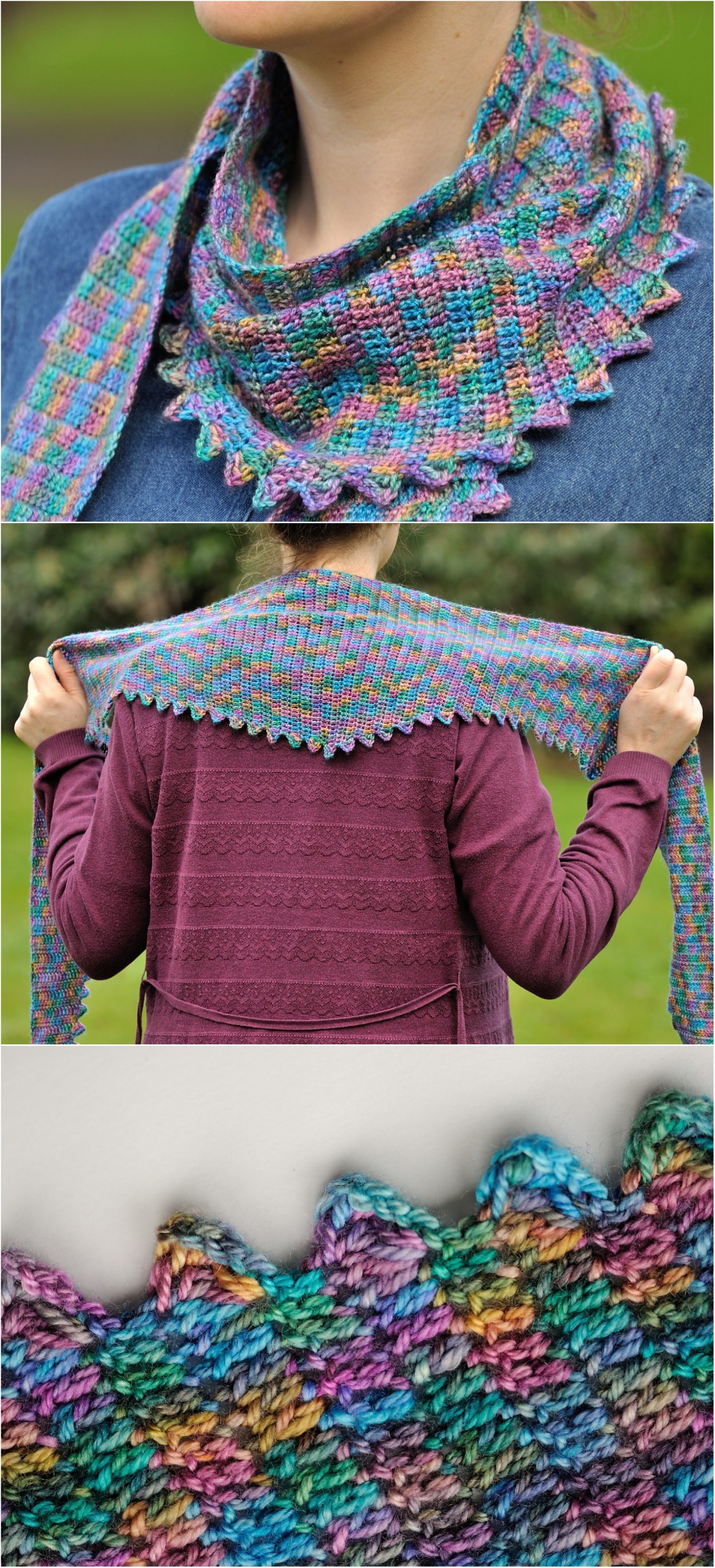Crochet Stylish Shawl - We Love Crochet