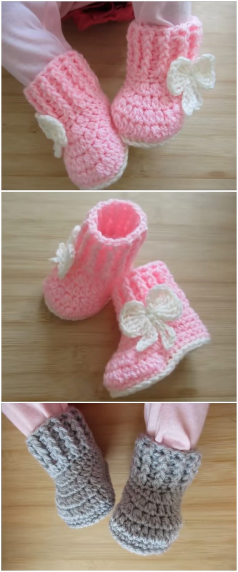 Crochet Fast And Easy Baby Booties - We Love Crochet
