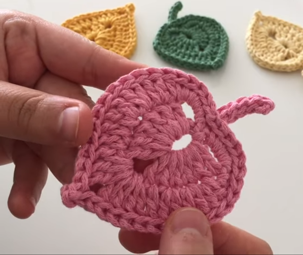 Crochet Tiny Leaves Video Tutorial - We Love Crochet