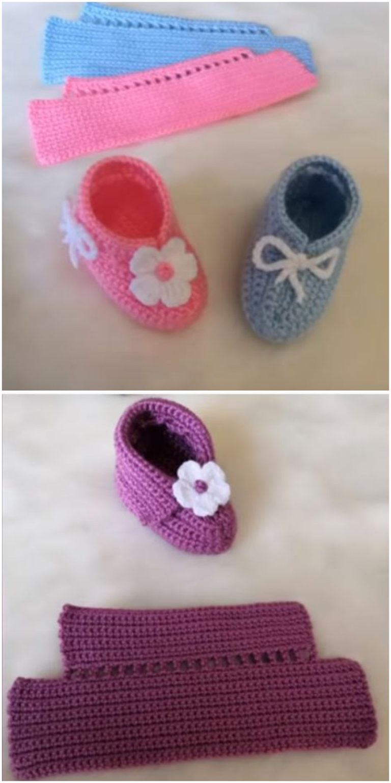 Crochet Amazing Baby Slippers - We Love Crochet