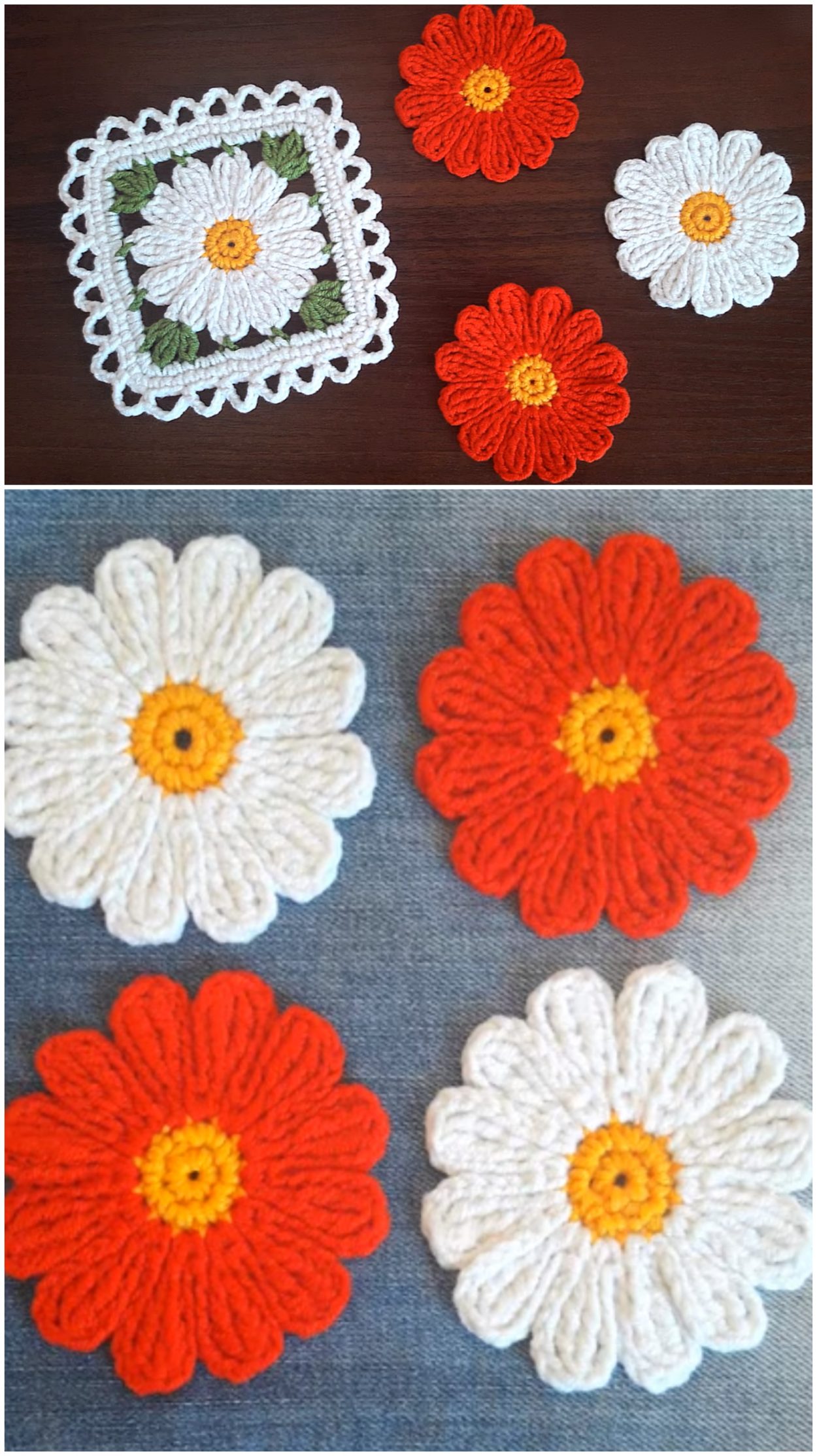 Crochet Easy Flower Motif Video Tutorial - We Love Crochet