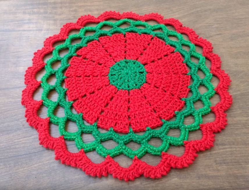 Crochet Christmas Doily - We Love Crochet