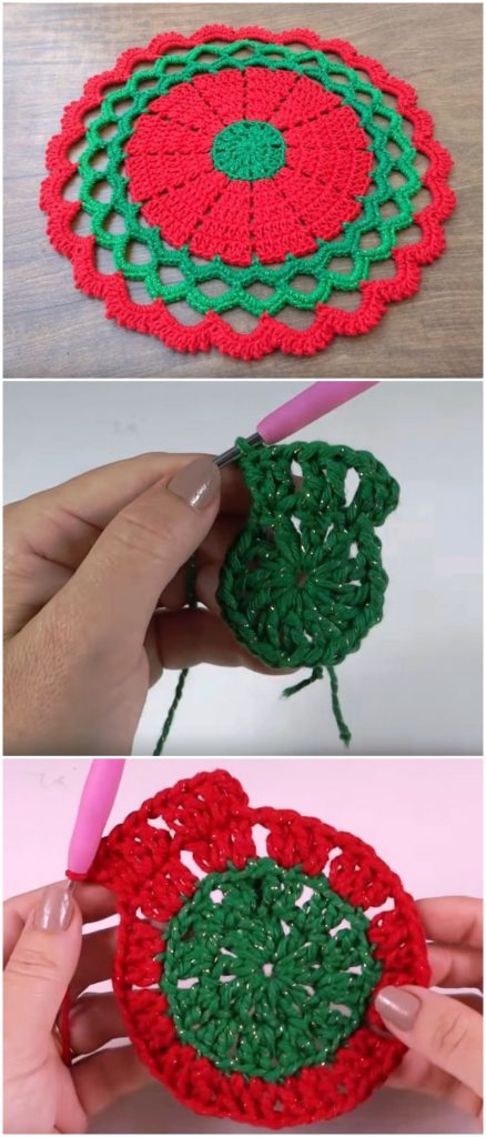 Crochet Christmas Doily - We Love Crochet