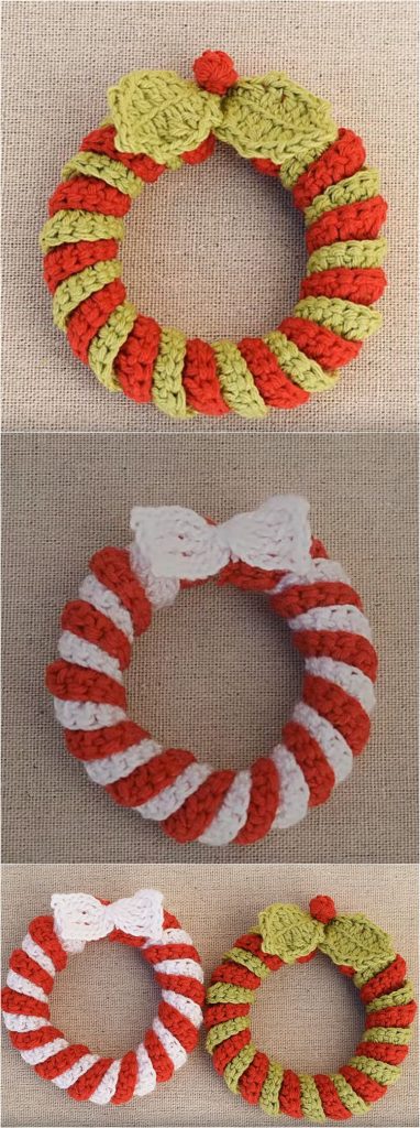 Crochet Very Easy Christmas Wreath - We Love Crochet