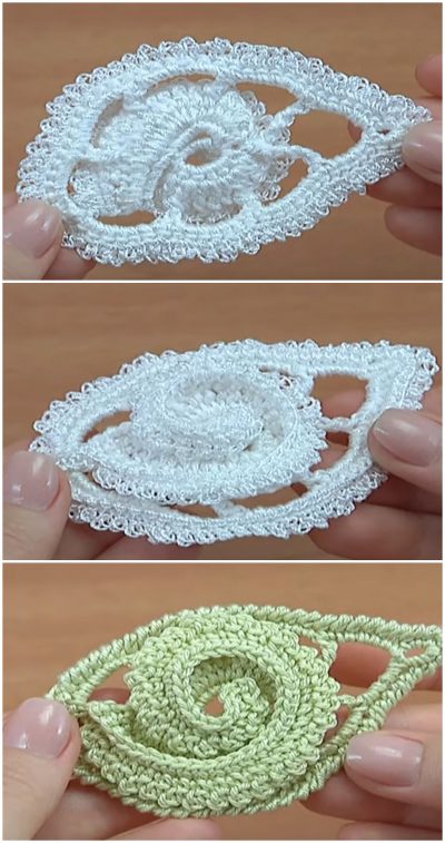 Crochet 3D Leaf Video Tutorial - We Love Crochet