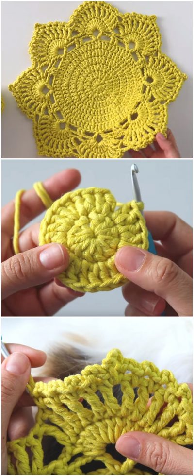 Crochet A Simple Doily - We Love Crochet