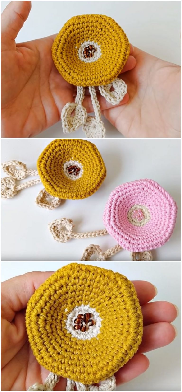 How To Crochet A Flower For Pin - We Love Crochet