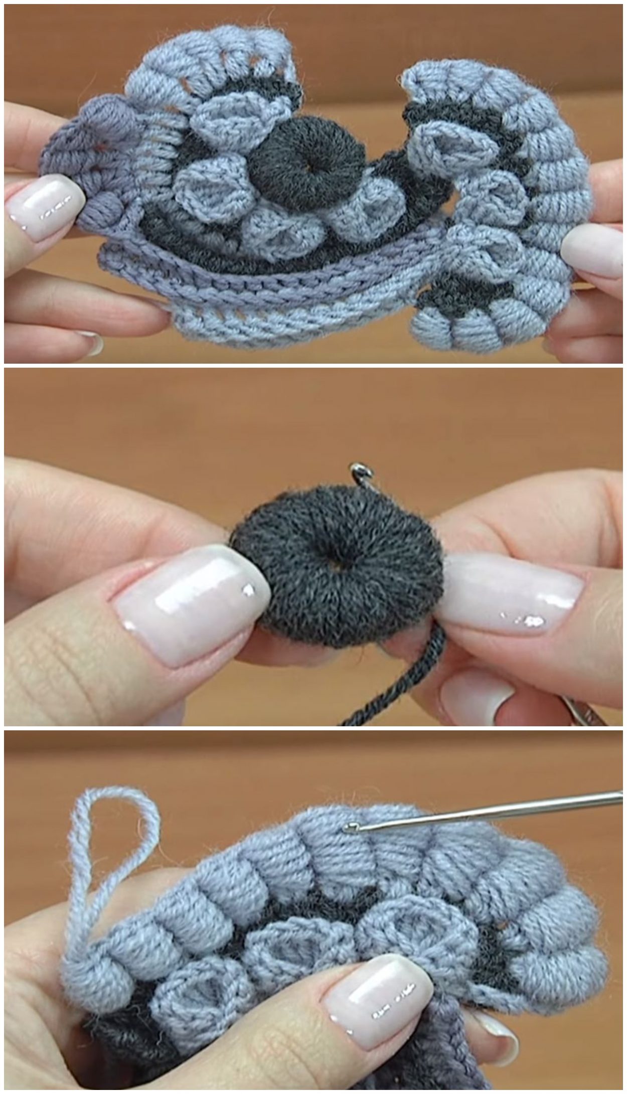 How To Crochet Scrumble Motif Free Form - We Love Crochet