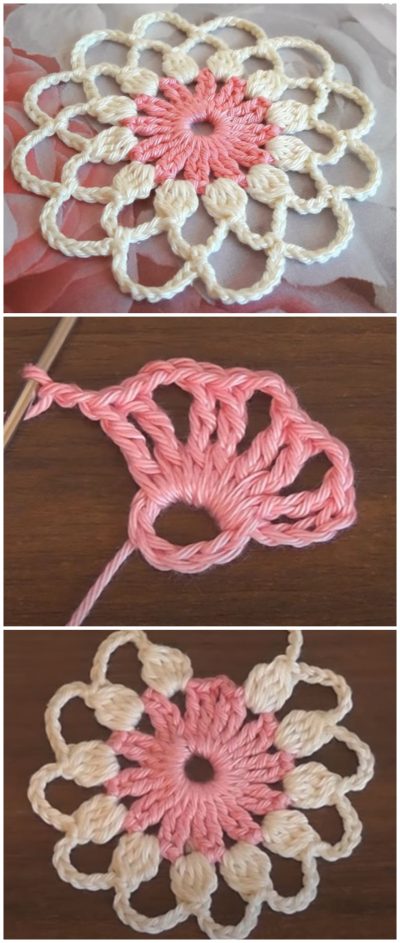Crochet Easy Flower Video Tutorial - We Love Crochet