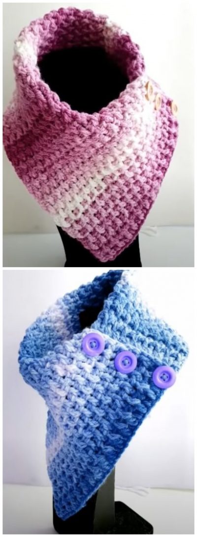 Crochet Scarf Collar Video Tutorial - We Love Crochet