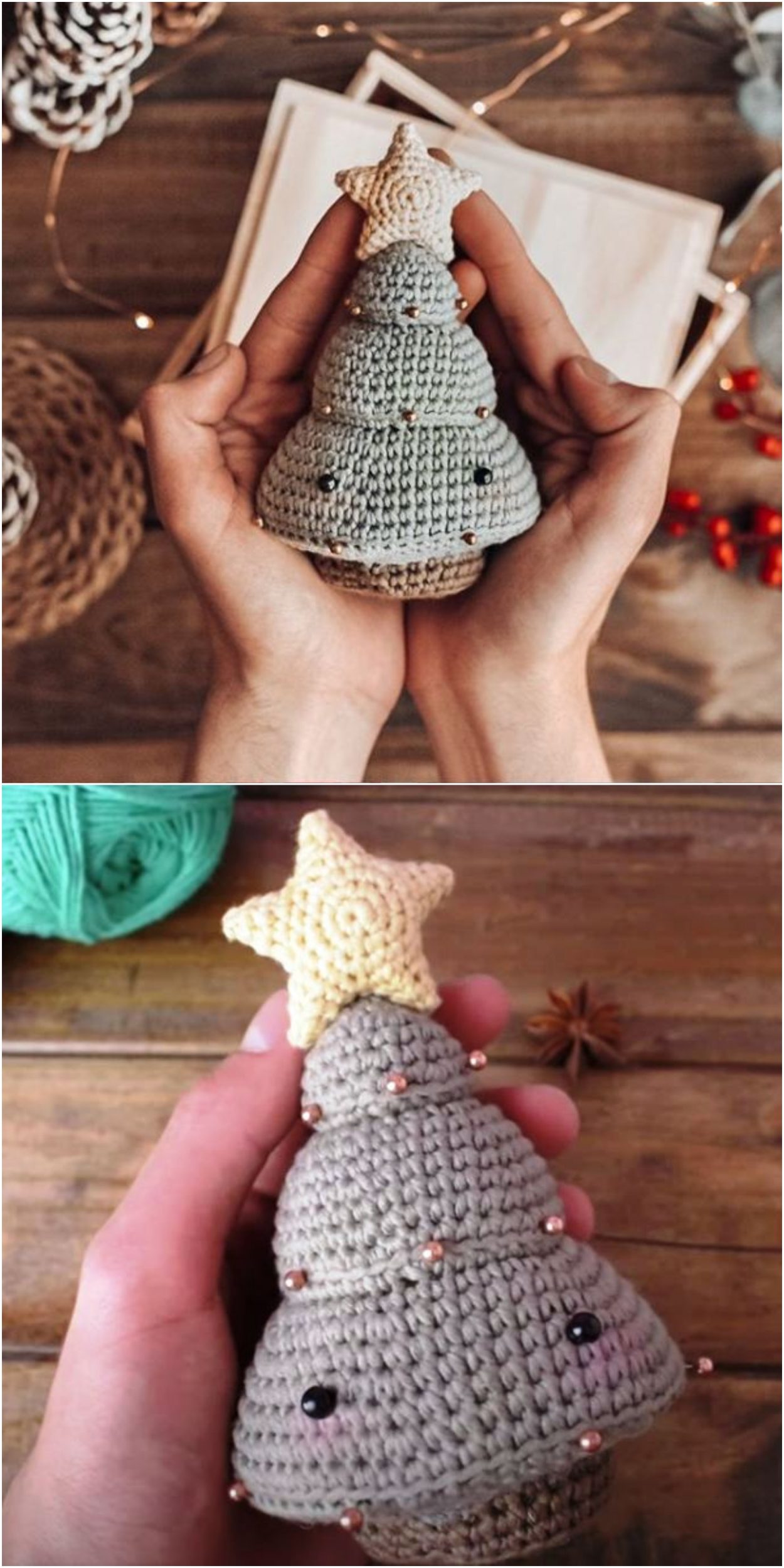 Crochet Tiny Christmas Tree - We Love Crochet
