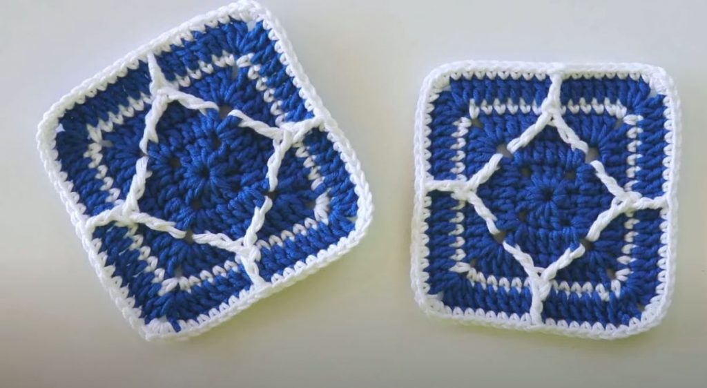 Crochet Simple 3D Square Motif - We Love Crochet