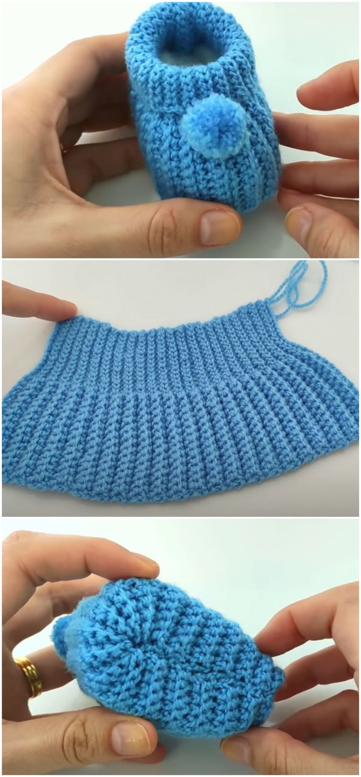 Crochet Lovely Baby Shoes In 10 Minutes - We Love Crochet