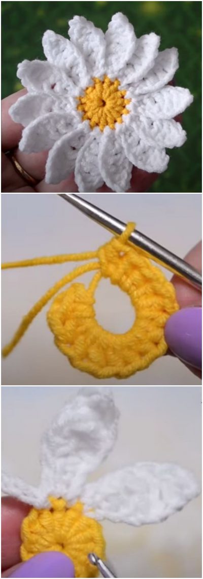 Crochet Daisy Flower Video Lesson - We Love Crochet