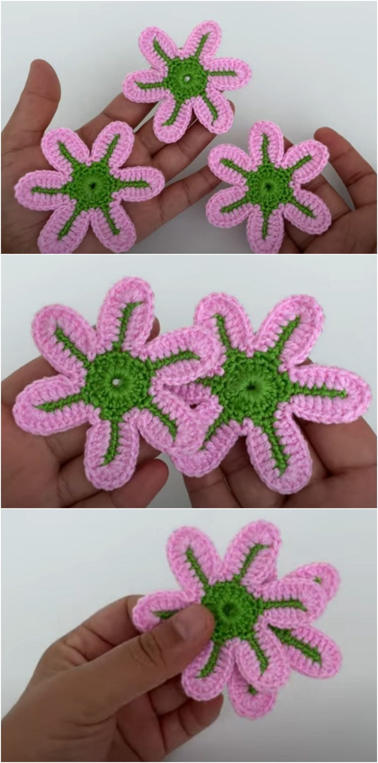 Crochet Easy Flower For Beginners - We Love Crochet