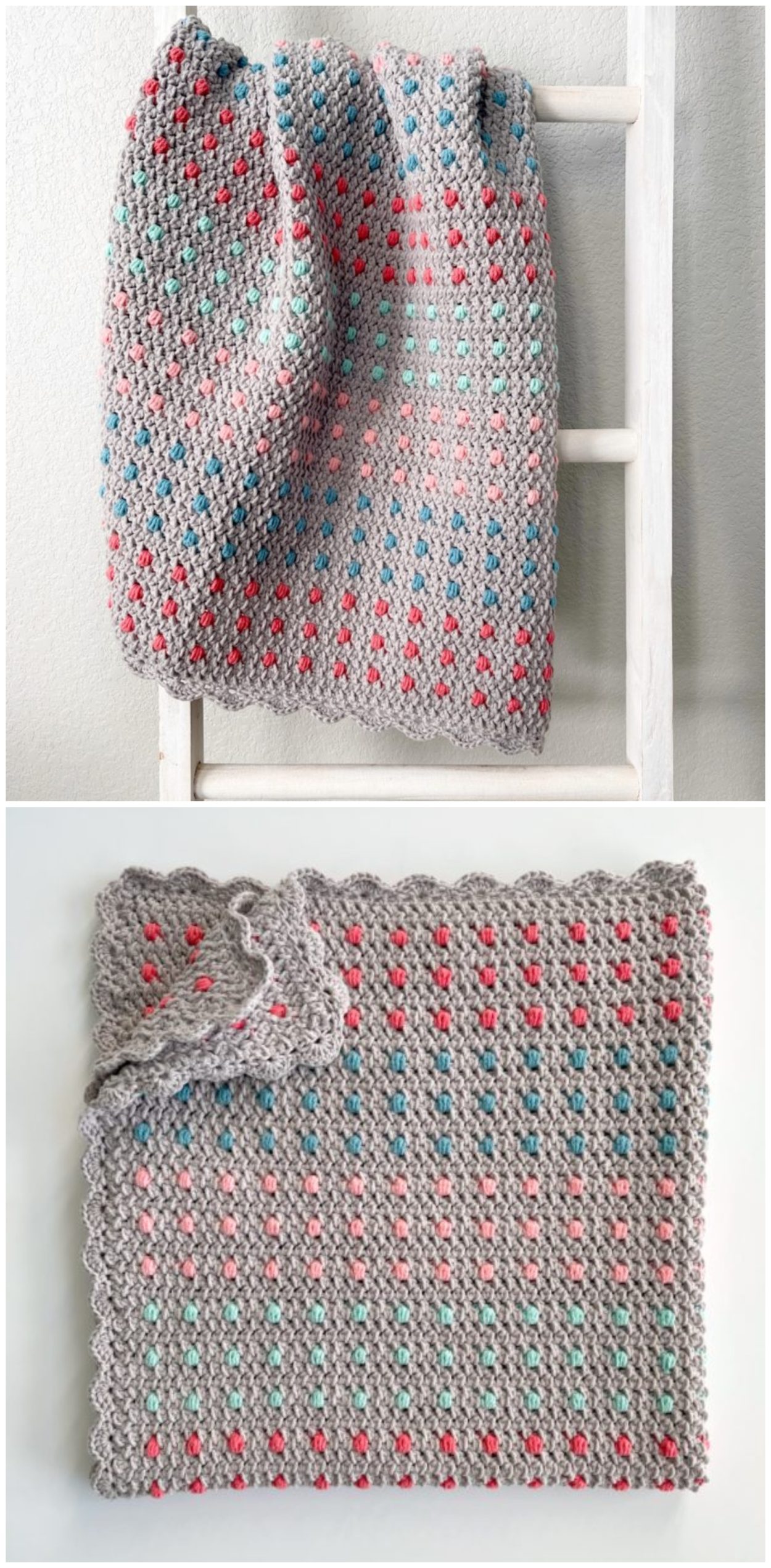 Crochet Candy Dots Blanket - We Love Crochet