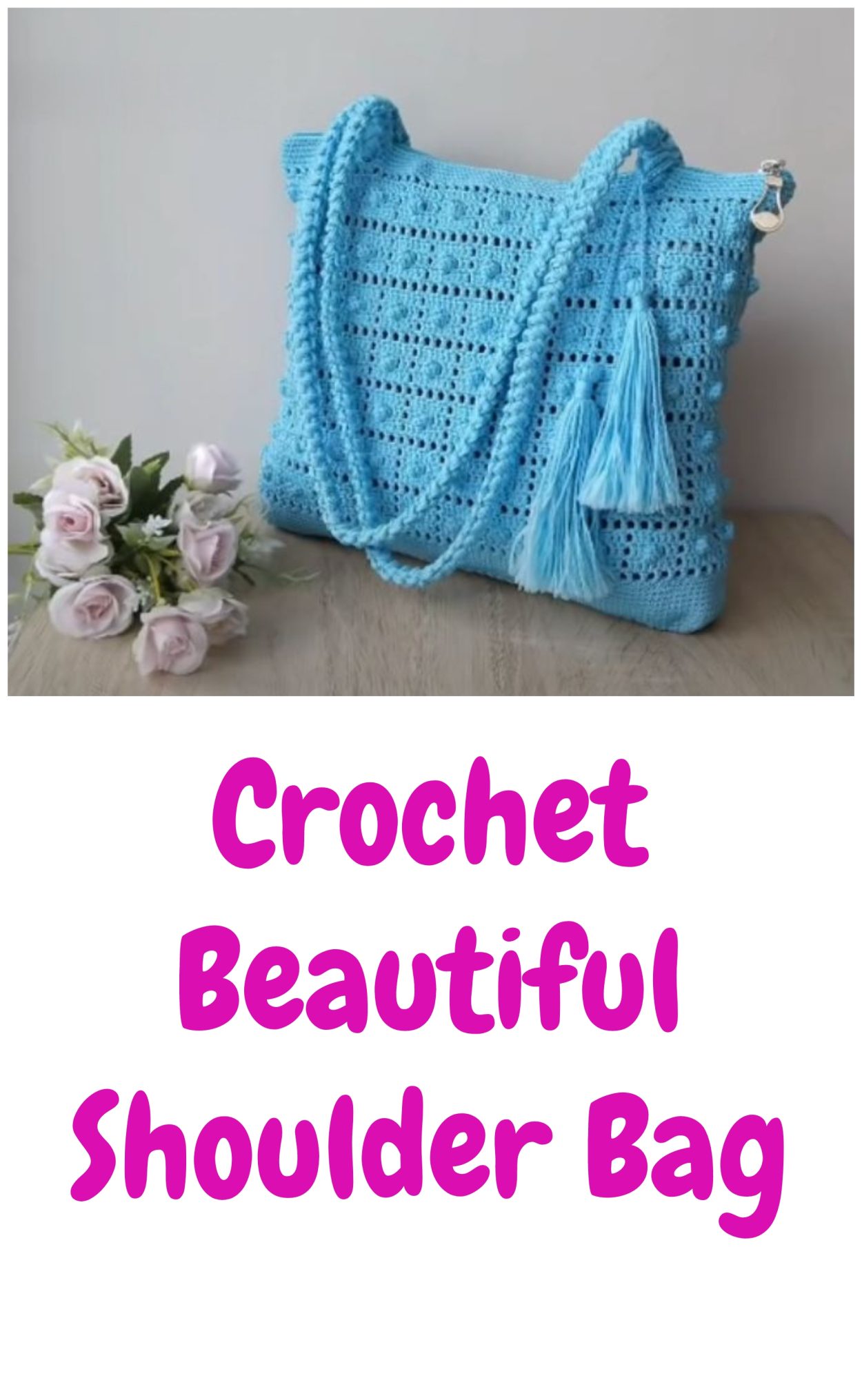 Crochet Beautiful Shoulder Bag - We Love Crochet