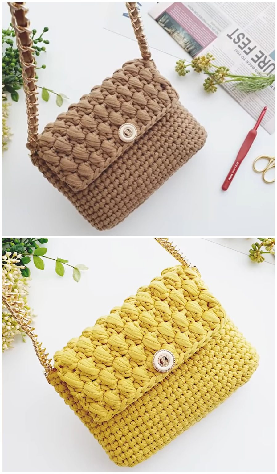 Crochet Fast And Stylish Handbag - We Love Crochet