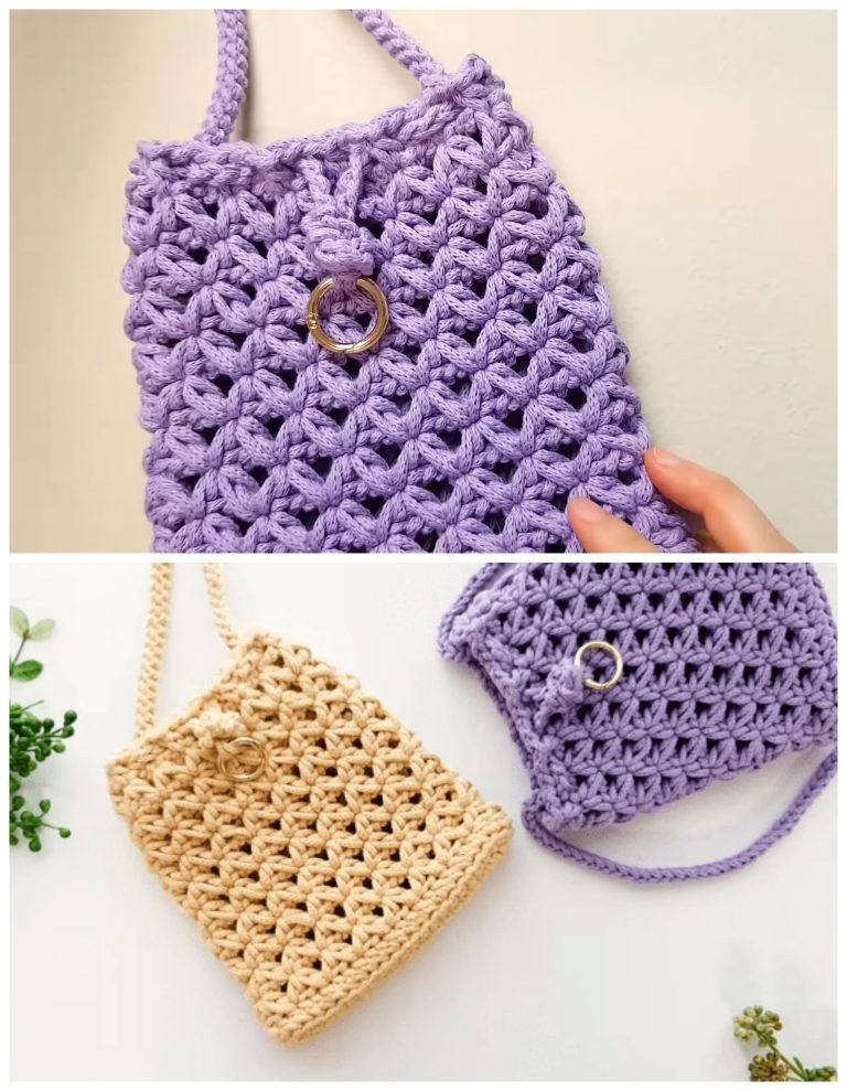 Crochet Fast And Stylish Net Bag - We Love Crochet