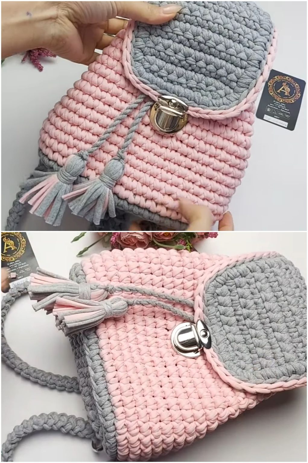 Crochet Beautiful Backpack - We Love Crochet