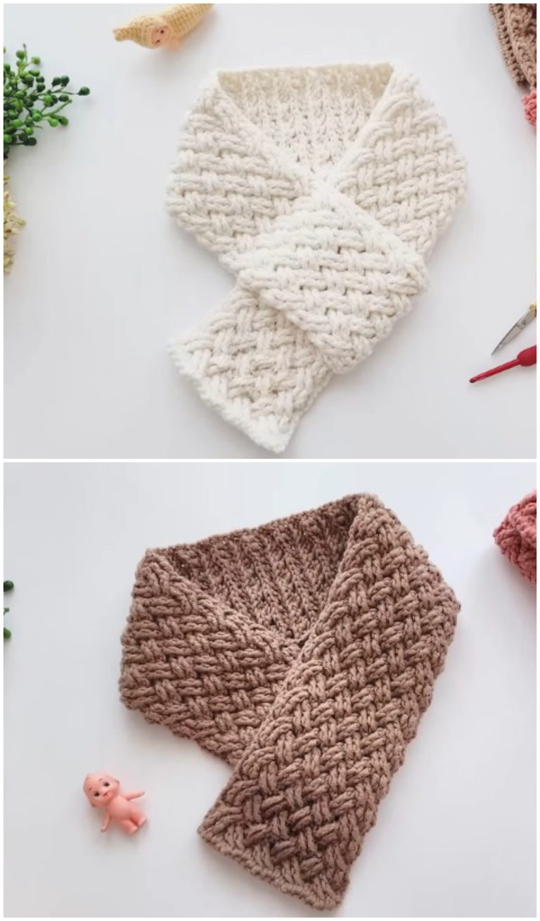 Crochet Beautiful Muffler Scarf - We Love Crochet