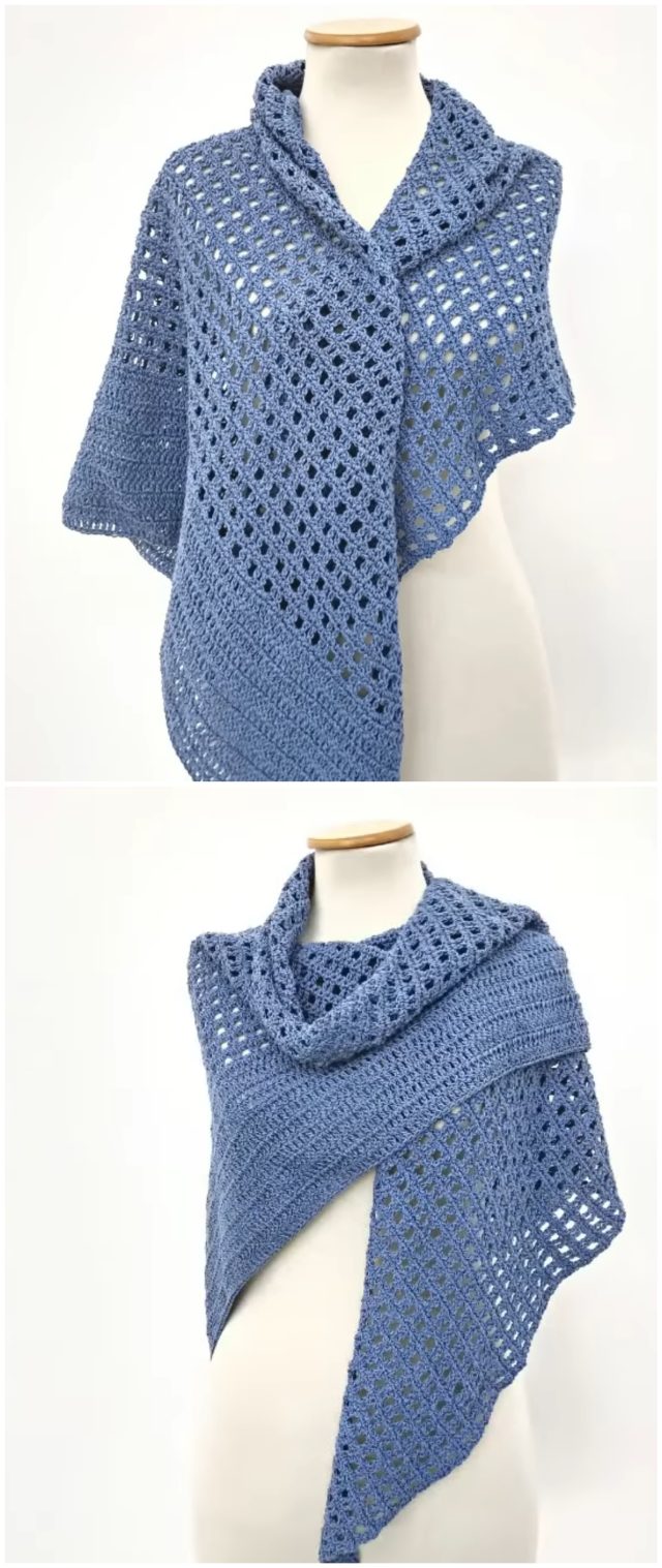 Crochet Super Easy Shawl - We Love Crochet
