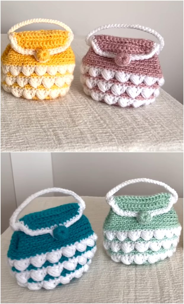 Crochet Simple Mini Bag - We Love Crochet