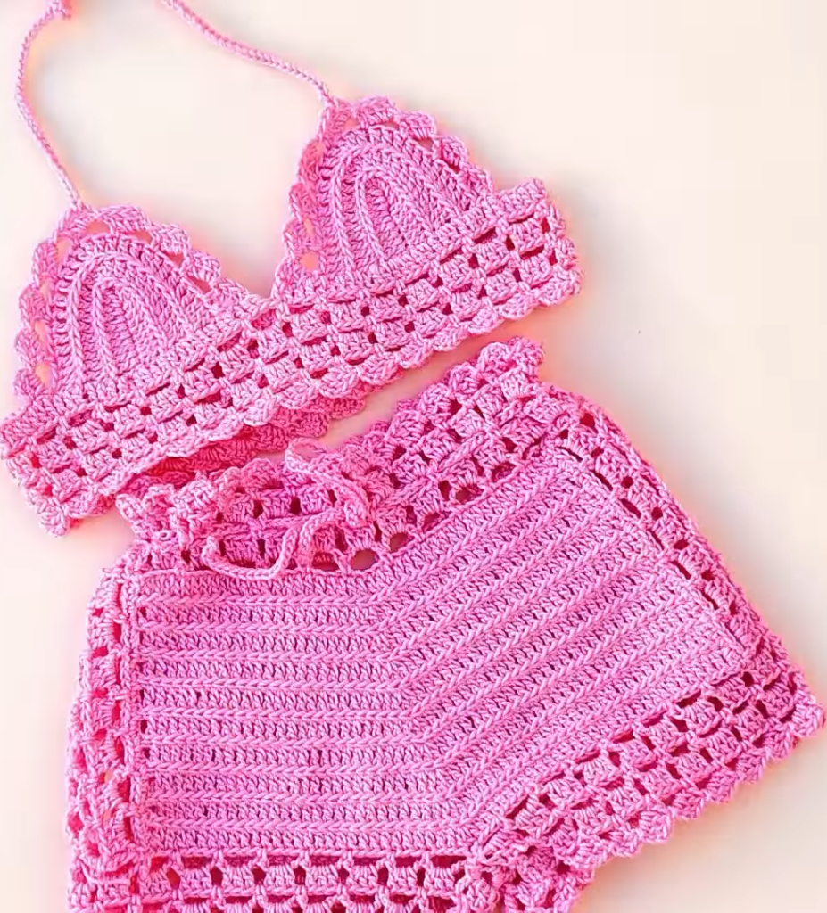 Beautiful Children's Swimsuit - We Love Crochet